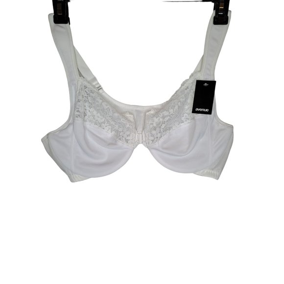AVENUE BODY | Intimates & Sleepwear | Avenue Body 46d White Front Close ...